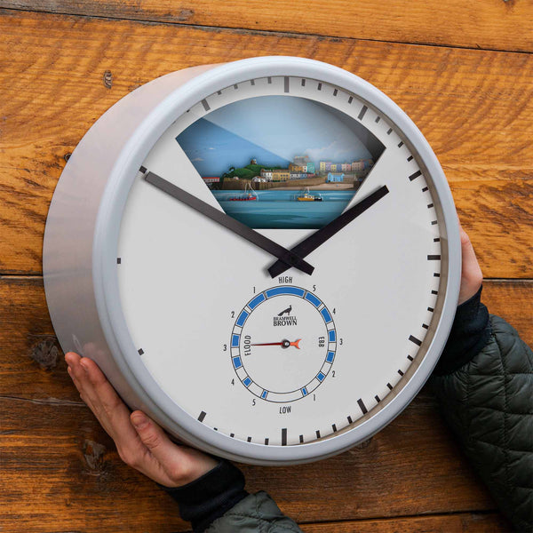 Tenby, Wales - Limited Edition Tide Clock – Bramwell Brown Art Clocks