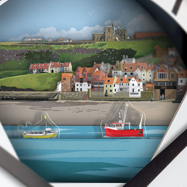 Whitby, North Yorkshire - Limited Edition Tide Clock – Bramwell Brown ...