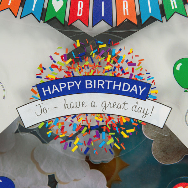 Happy Birthday Clock Stickers – Bramwell Brown Art Clocks