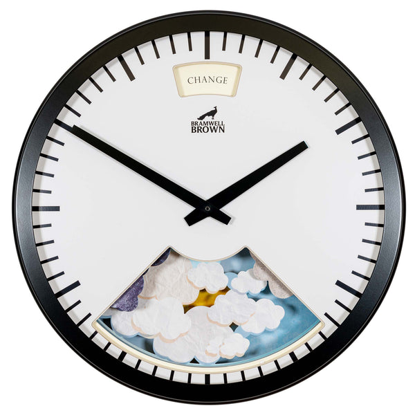Giant Weather Forecasting Wall Clock – Bramwell Brown Art Clocks