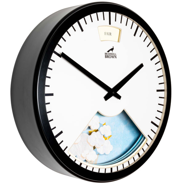 Giant Weather Forecasting Wall Clock – Bramwell Brown Art Clocks