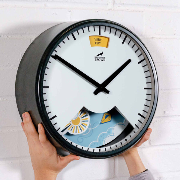 Papercut Clouds Weather Clock by Emily Hogarth