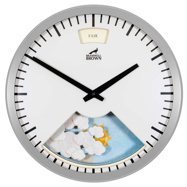 Giant Weather Forecasting Wall Clock – Bramwell Brown Art Clocks