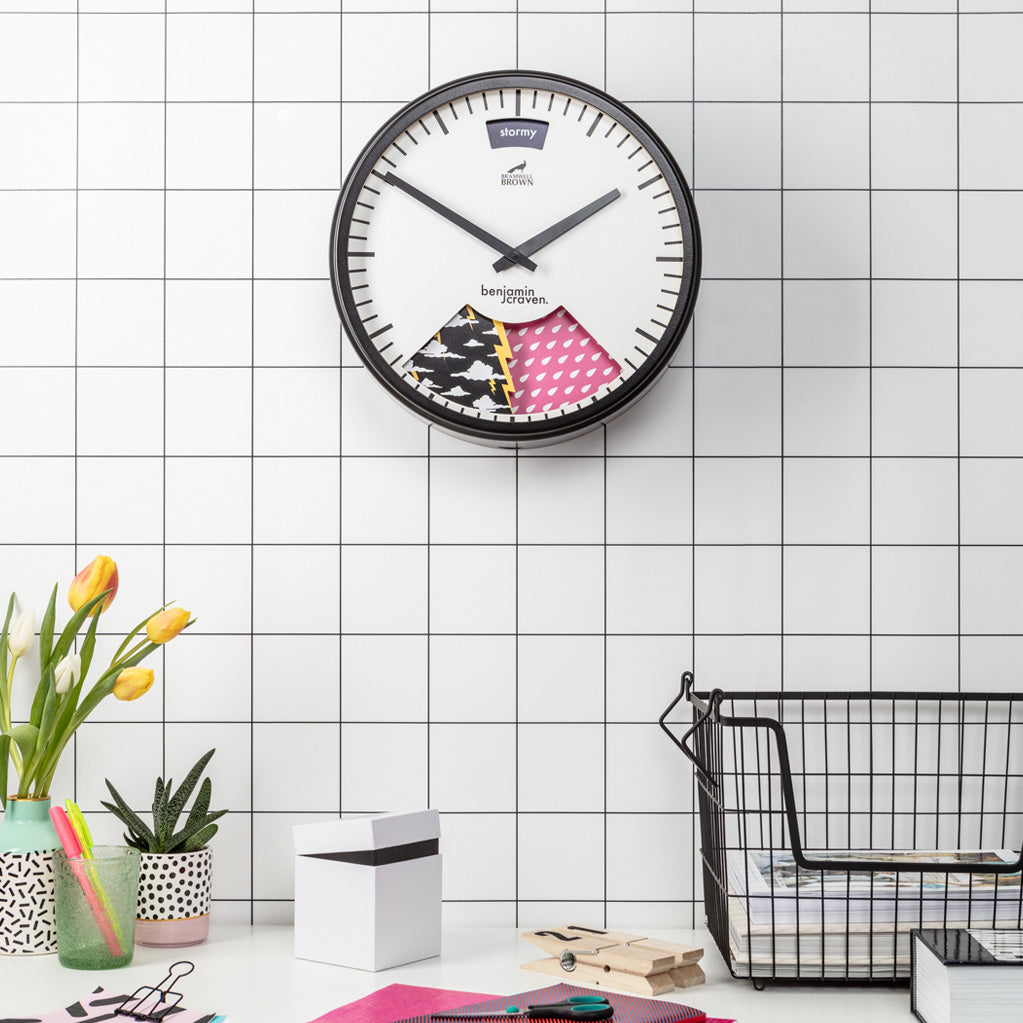 Benjamin Craven Weather Forecasting Clock – Bramwell Brown Art Clocks
