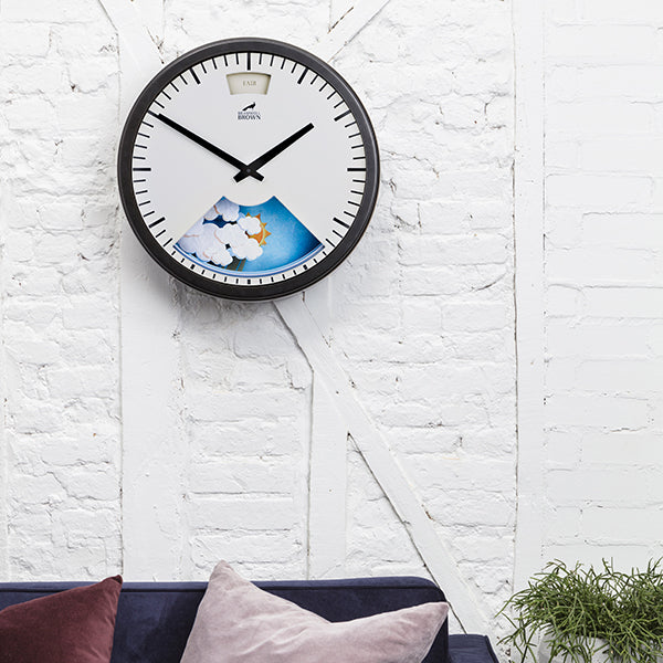 Giant Weather Forecasting Wall Clock – Bramwell Brown Clocks