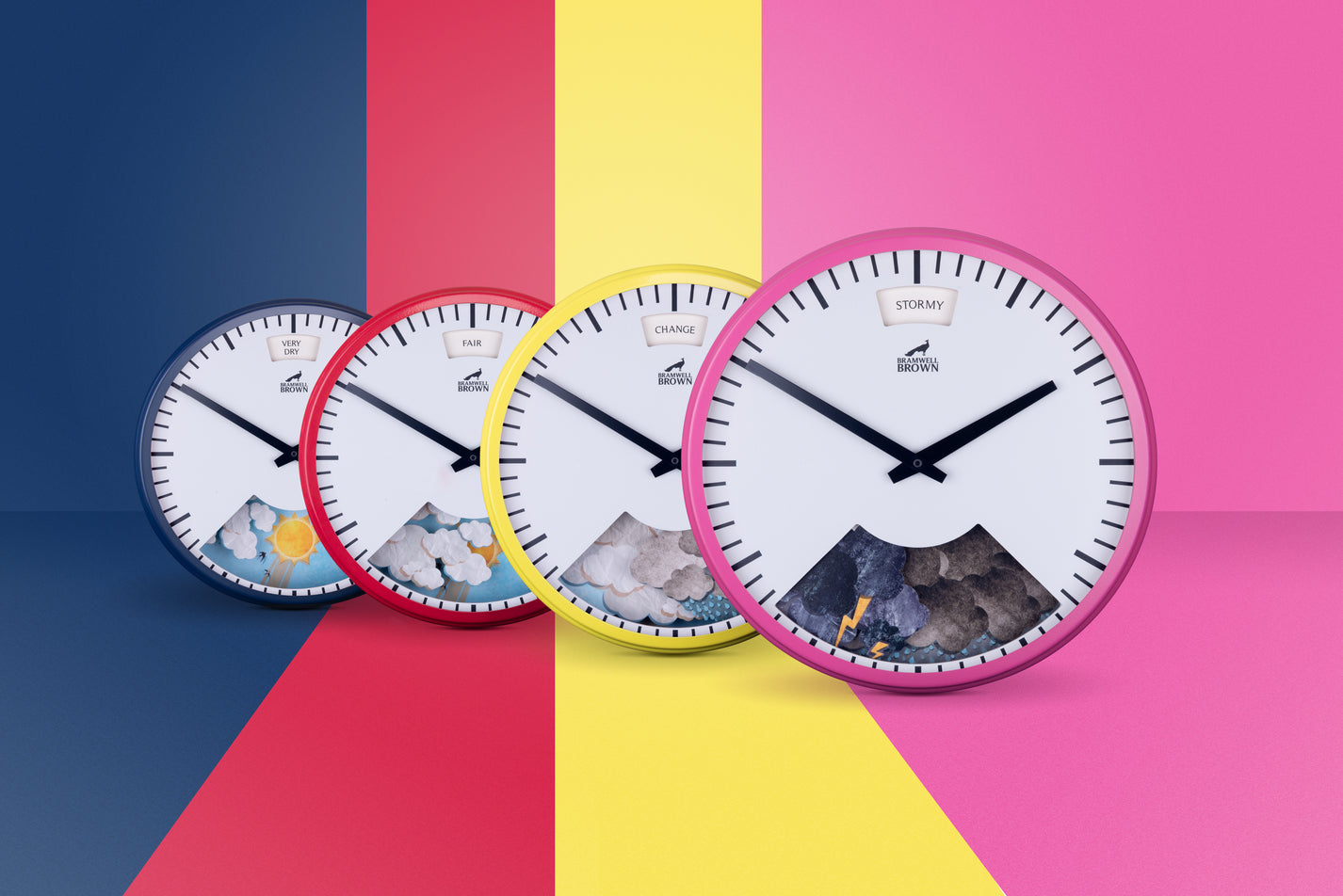 Bespoke Colour Frame | Weather Clocks – Bramwell Brown Art Clocks
