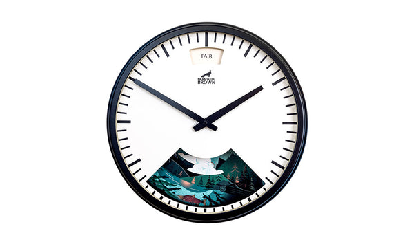 Into the Wild Weather Clock | Limited Editions – Bramwell Brown Clocks