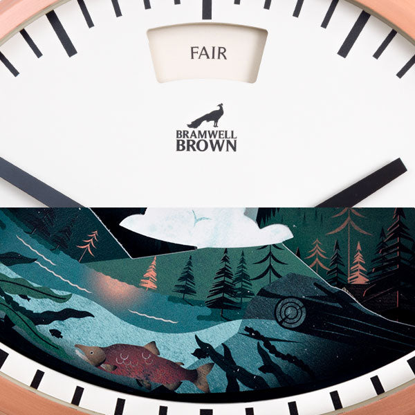 Into the Wild Weather Clock | Limited Editions – Bramwell Brown Clocks